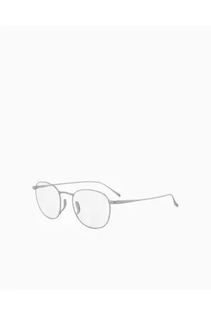 Giorgio Armani Giorgio Armani Rectangular Eyeglasses Natural