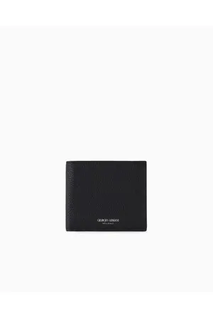 Giorgio Armani Bifold Leather Wallet - Black