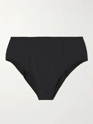 Kiki De Montparnasse Echauffe Cutout Stretch-jersey Briefs - Black