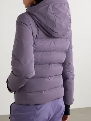 Aztech Mountain Nuke Hooded Down Ski Jacket - Purple