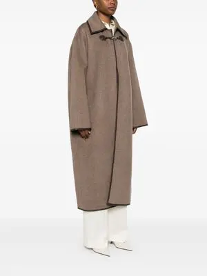 TOTEME Mélange-effect Coat - Neutrals