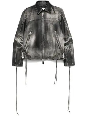 Buy Eytys Flux Leather Jacket - Black At 34% Off | Editorialist