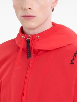Marni Logo-embroidered Hooded Jacket