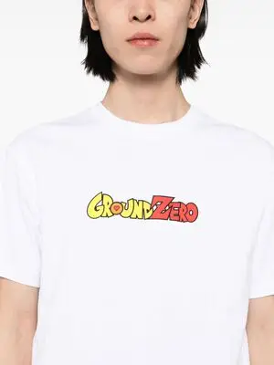 GROUND ZERO Logo Print T-shirt