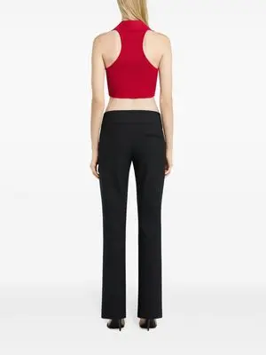 COURREGES Scuba-knit Tank Top - Red