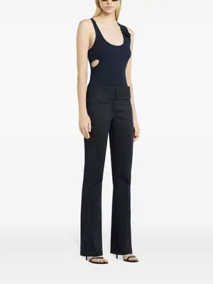 COURREGES 90's Rib Tank Top - Blue