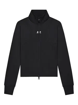 COURREGES Scuba-jersey Jacket - Black