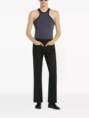COURREGES Contrasting-trim Scuba Tank Top