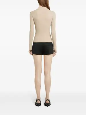 COURREGES Zip-up Cardigan - Neutrals