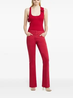COURREGES 90's Ribbed Tank Top - Red