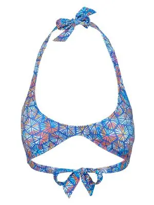 Vilebrequin Printed Bikini Top - Blue