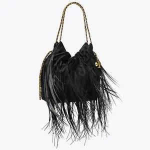Tory Burch Fleming Mini Hobo Bag - Black