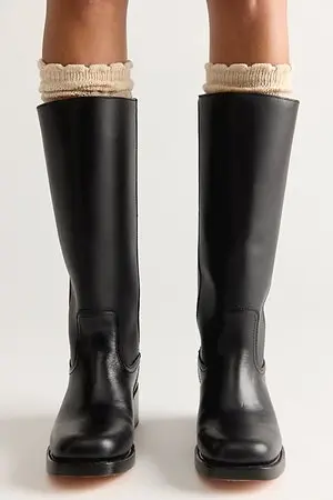 THE FRYE COMPANY Campus 14l Leather Boots - Black