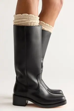 THE FRYE COMPANY Campus 14l Leather Boots - Black