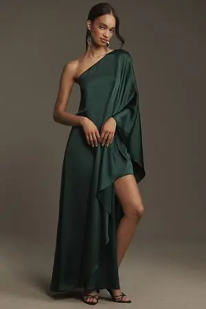 One-Shoulder Kaftan Maxi Dresses