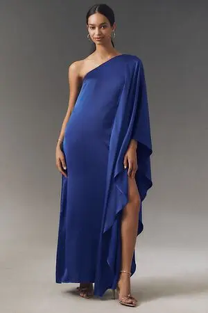 One-Shoulder Kaftan Maxi Dresses