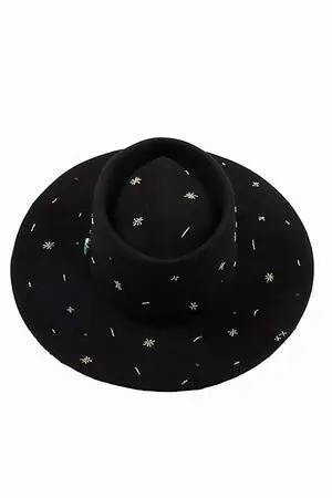 MESHIKA HATS Knows His Gun Beaded Rancher