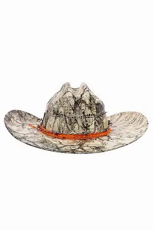 MESHIKA HATS Meshika Hats Posty Snow Camouflage Rancher Multicolor