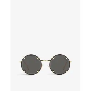 Tiffany & Co. Tf3091 Round-frame Sunglasses - Gold