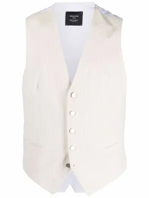 Tagliatore Corduroy Single-breasted Waistcoat