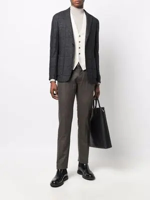 Tagliatore Corduroy Single-breasted Waistcoat
