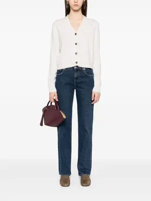 7 For All Mankind Calie Straight Leg Jeans - Blue