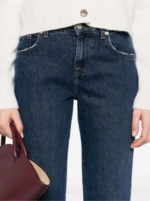 7 For All Mankind Calie Straight Leg Jeans - Blue