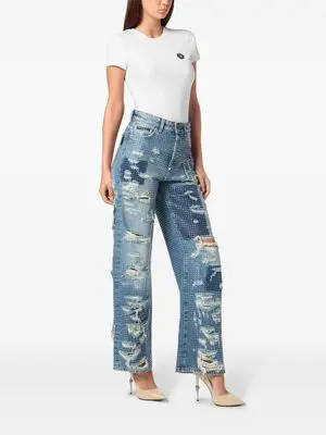 Philipp Plein Skater Row Jeans