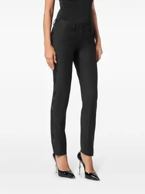 Philipp Plein Office Wool Trousers
