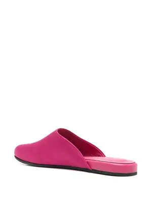 ANCIENT GREEK SANDALS Satin Slippers - Pink