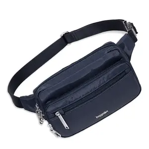 BAGGALLINI Securtex Anti Theft Sling Belt Bag - French Navy