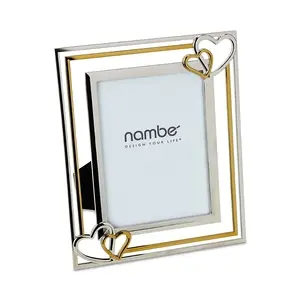 NAMBE Amore Picture Frame, 5 X 7 Exclusive - Silver