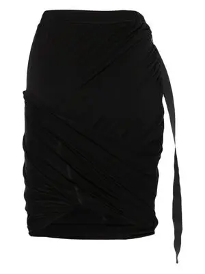 Helmut Lang Wind Midi Skirt - Black