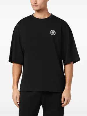 PLEIN SPORT Crew-neck Cotton T-shirt