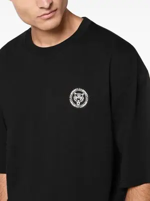PLEIN SPORT Crew-neck Cotton T-shirt