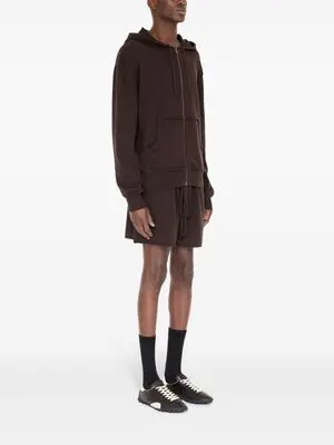 MAISON MARGIELA Zipped Hoodie - Brown