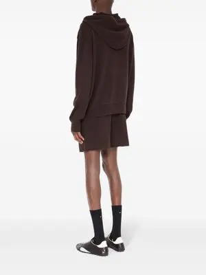 MAISON MARGIELA Zipped Hoodie - Brown