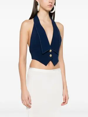 Elisabetta Franchi V-neck Waistcoat