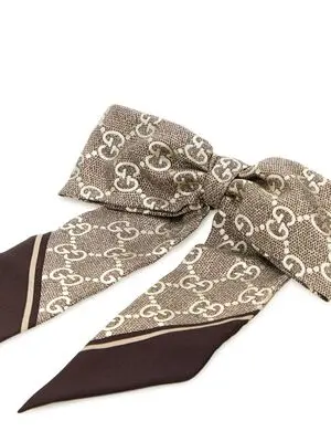 Gucci Gg Jacquard Scrunchie