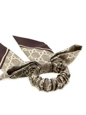 Gucci Gg Jacquard Scrunchie