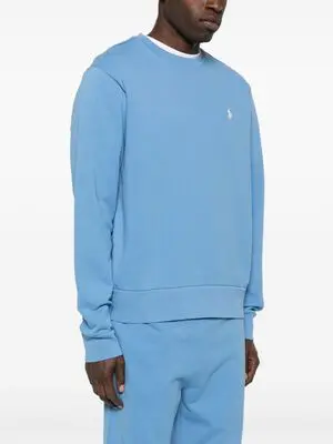 Polo Ralph Lauren Embroidered Pony Crewneck Sweatshirt - Blue