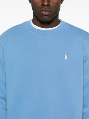 Polo Ralph Lauren Embroidered Pony Crewneck Sweatshirt - Blue