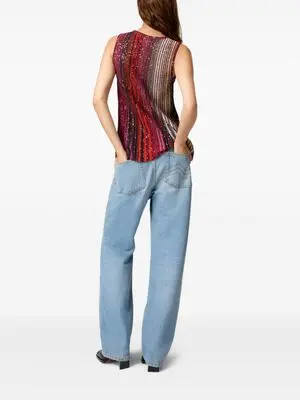 Missoni Sequin-embellished Striped Vest