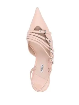 LE SILLA 80mm Slingback Pumps - Neutrals