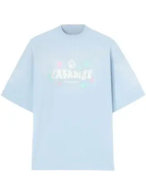 Palm Angels Paradise Palm T-shirt - Blue