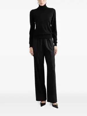 Dolce & Gabbana Logo-embroidered Sweater - Black