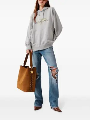 Stella McCartney Floral-embroidered Hoodie