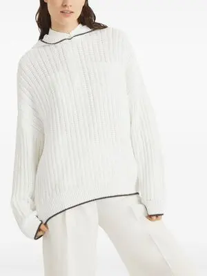 Brunello Cucinelli Monili-embellished Jumper