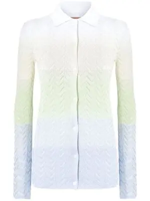 Missoni Gradient-effect Cardigan - White