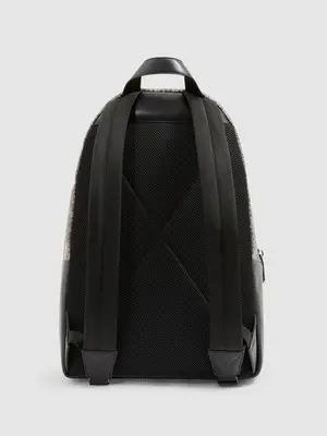 REISS Flynn Monogram Backpack